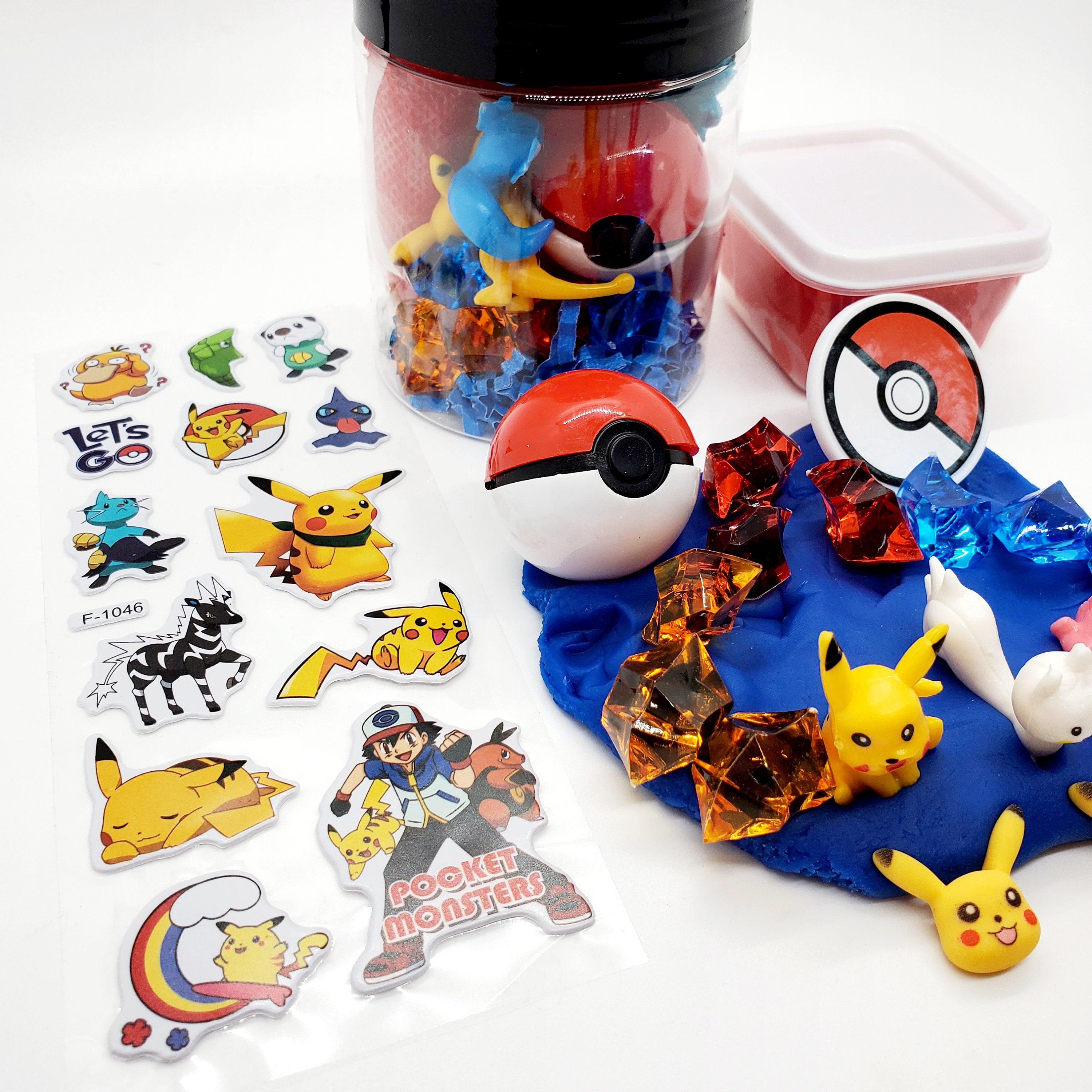 Pokemon Playdough Sensory Kit - Etsy