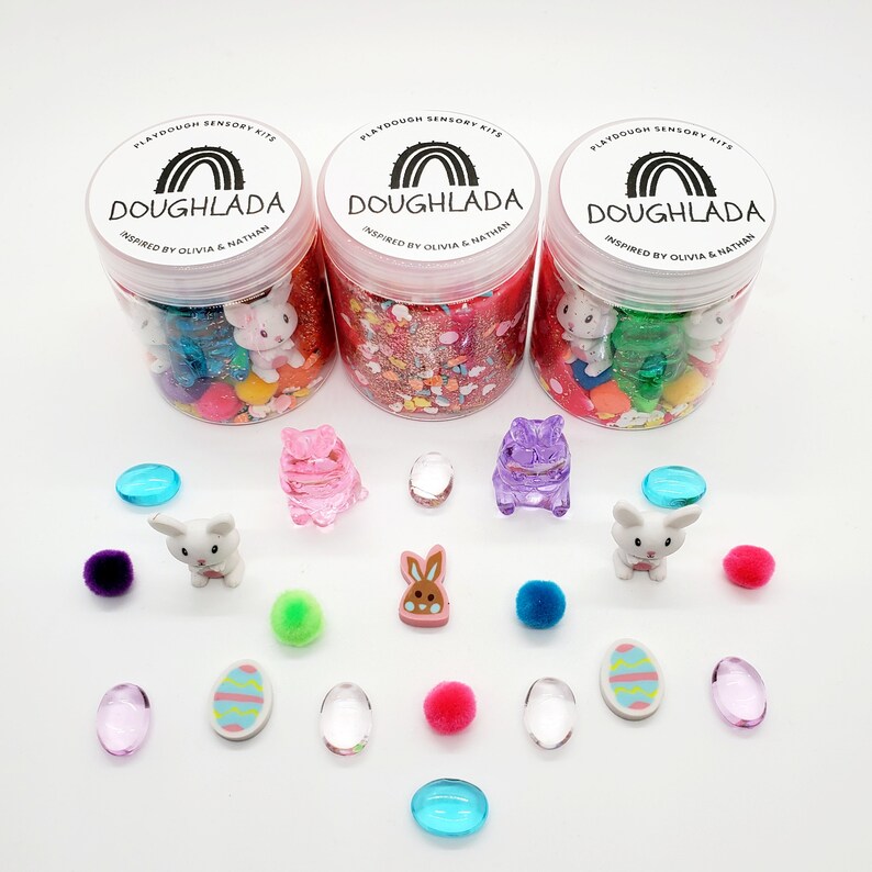 Easter Mini Playdough Sensory Kit - Etsy