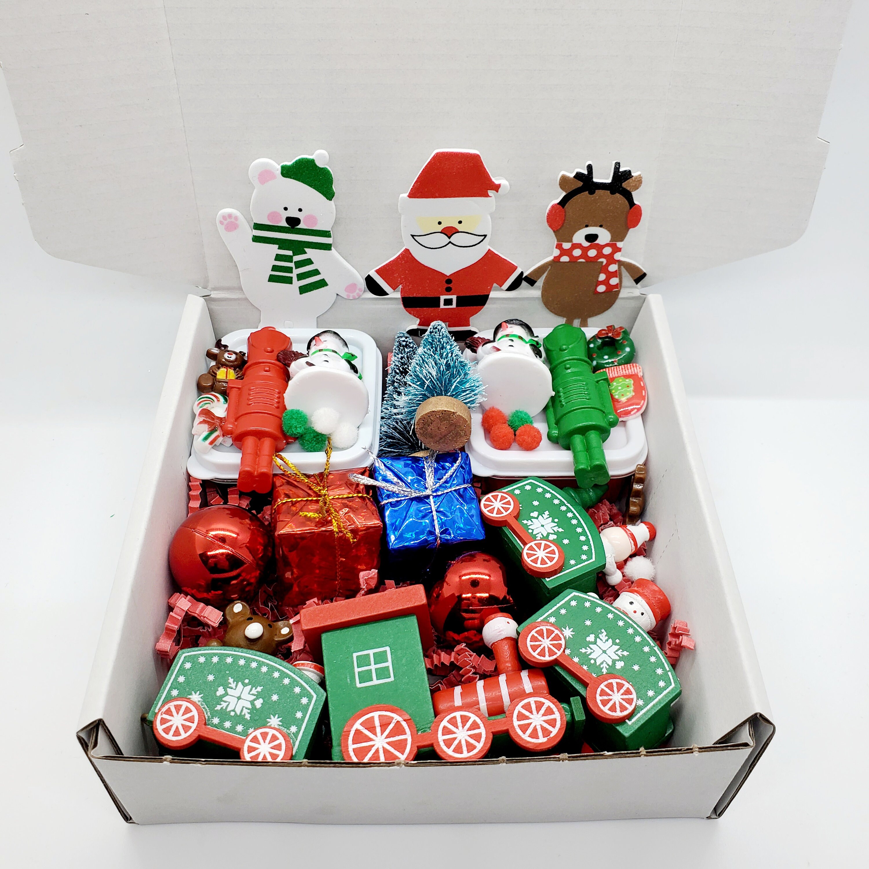 Holiday Train Playdough Sensory Kit - Etsy