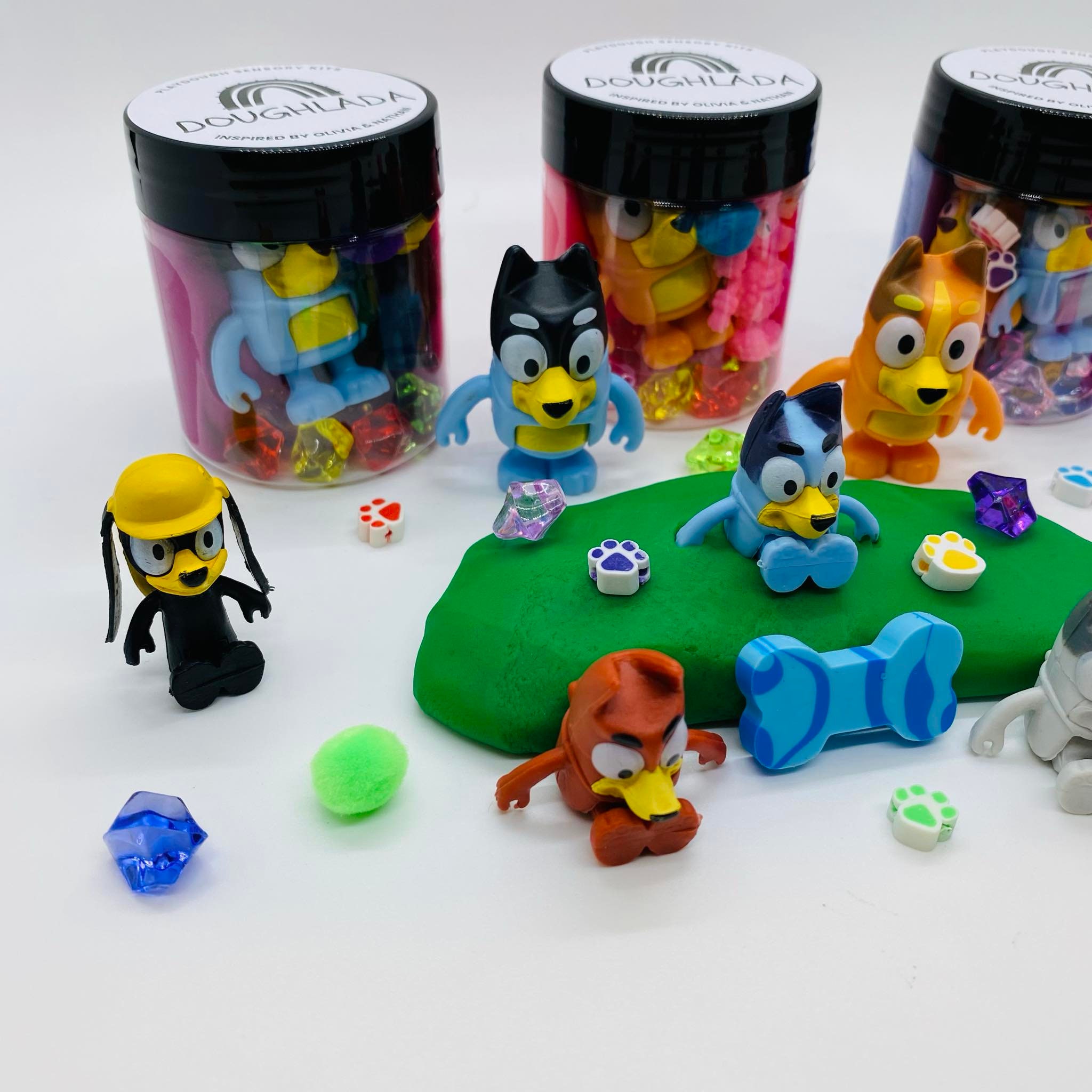 Bluey Playdough Sensory Kit - Etsy UK