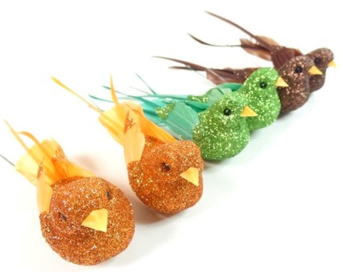 2 Baby Ducks Fake Yellow Ducks Artificial Ducks Craft Supplies ...