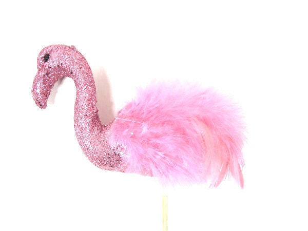 1 Flamingo Pink Flamingo Fake Artificial Flamingo Cane Topper - Etsy