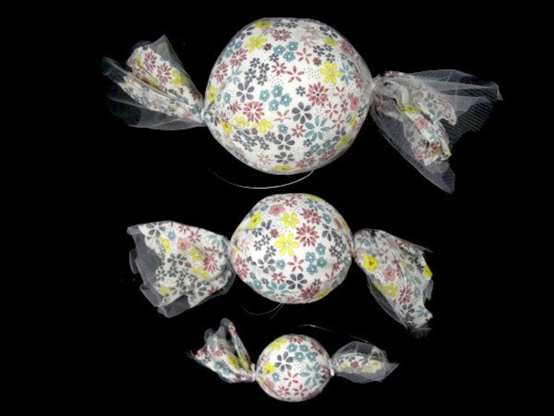 1 Big Fake Candy in Wrapper Artificial Candy Treat Wreath Bouquet ...