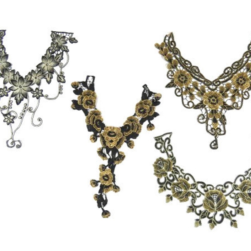 Neckline Applique - Etsy