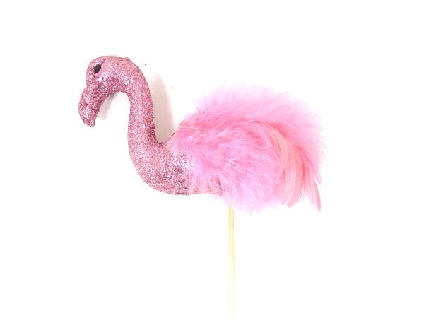 1 Flamingo Pink Flamingo Fake Artificial Flamingo Cane Topper - Etsy