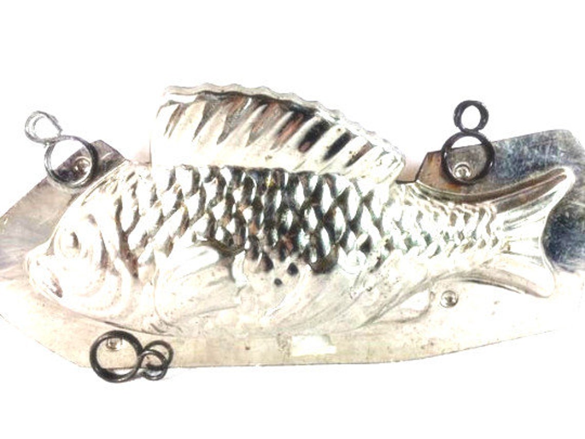 Fish Antique 2 Part Chocolate Mold Fish Cute Fish Mold | Etsy