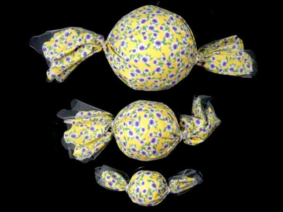 1 Big Fake Candy in Wrapper Artificial Candy Treat Wreath Bouquet ...