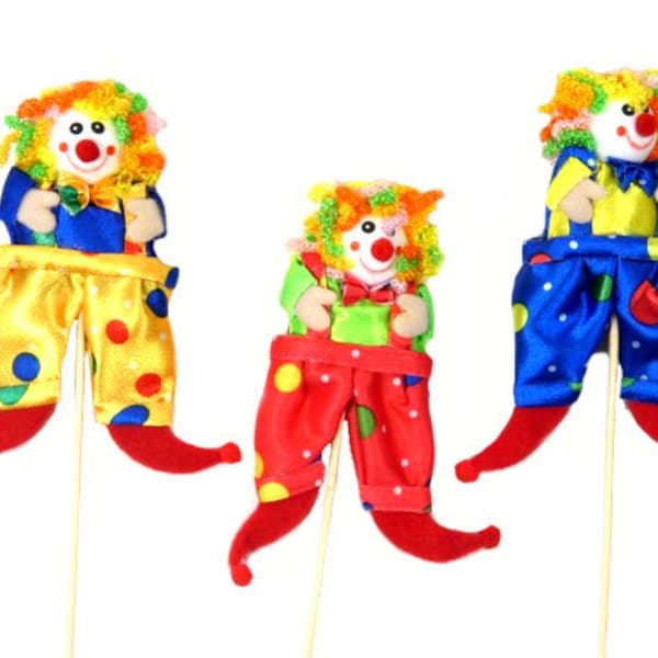 Clown Cake Toppers - Etsy