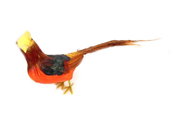 Big Fake Pheasant Bird 20 Inches Scrapbook Cake Topper | Etsy