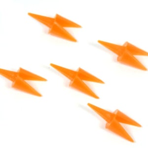 5 Plastic Bird Beaks Plush Toy Orange Bird Beak Duck Beak Mouth Craft ...