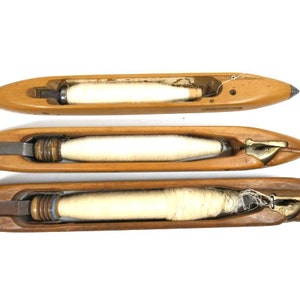 1 Vintage Wood Loom Shuttle Vintage Shuttle Wooden Loom Tool Hand ...