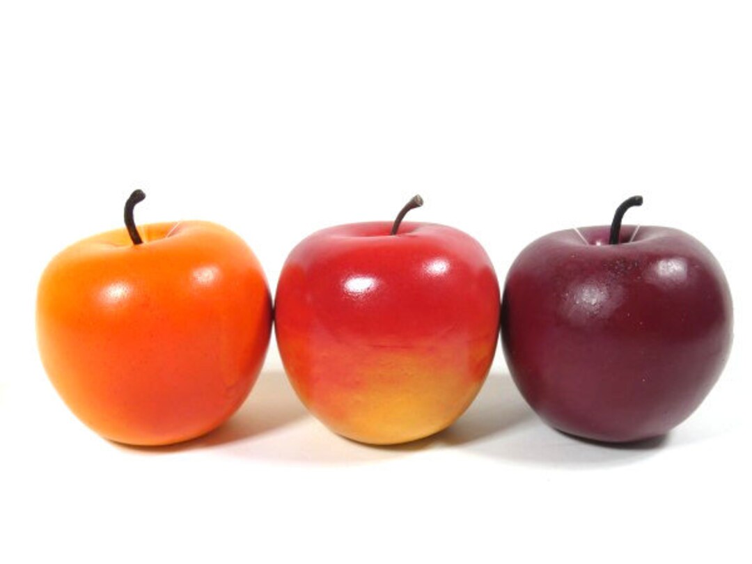 1 Life Size Red Apple Artificial Apple Red Apple Craft Apple Fake Fruit ...