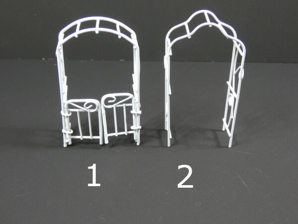 1 White Garden Arch With or Without Door Fairy Garden Mini Garden ...