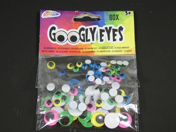 80 Googly Eyes Craft Eyes Doll Eyes Craft Supplies Self | Etsy