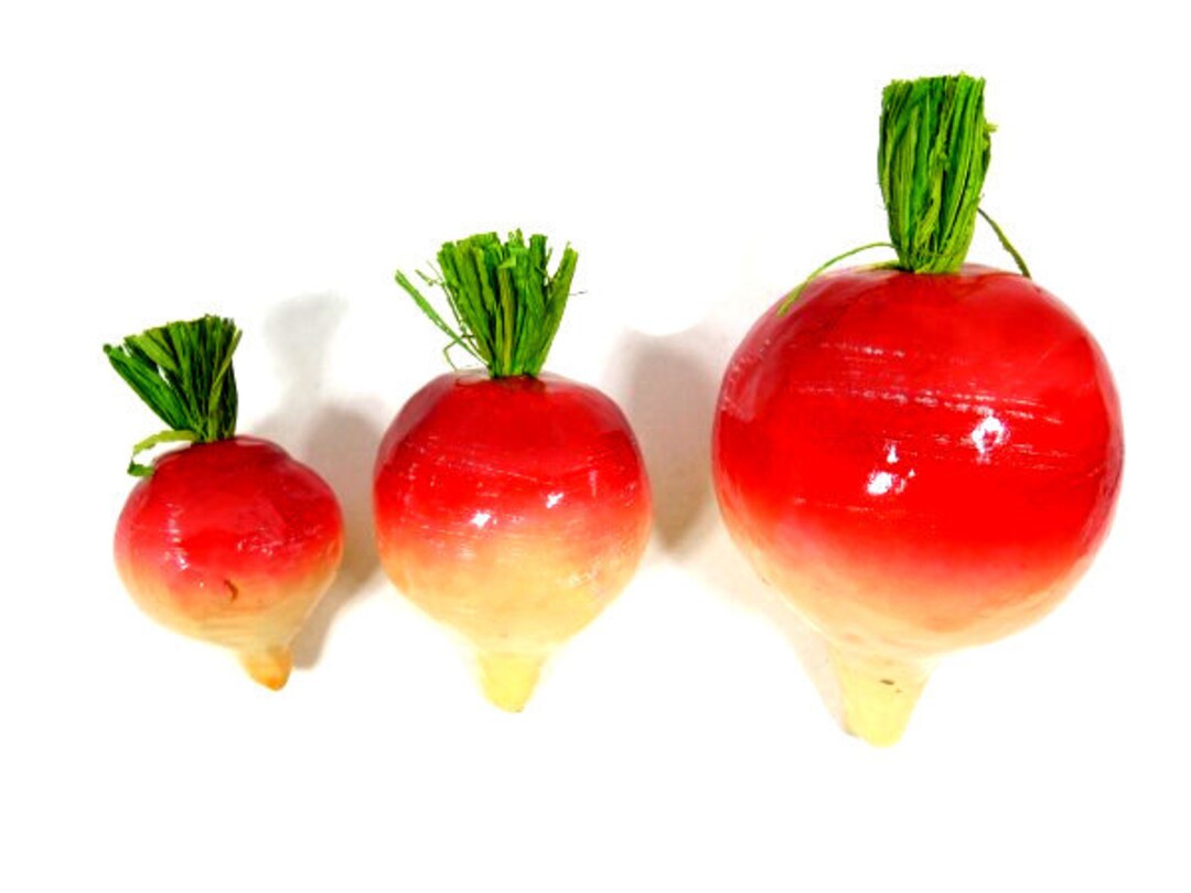 1 Big Fake Turnip Radish Artificial Vegetables Craft Veggie Radish Hat ...