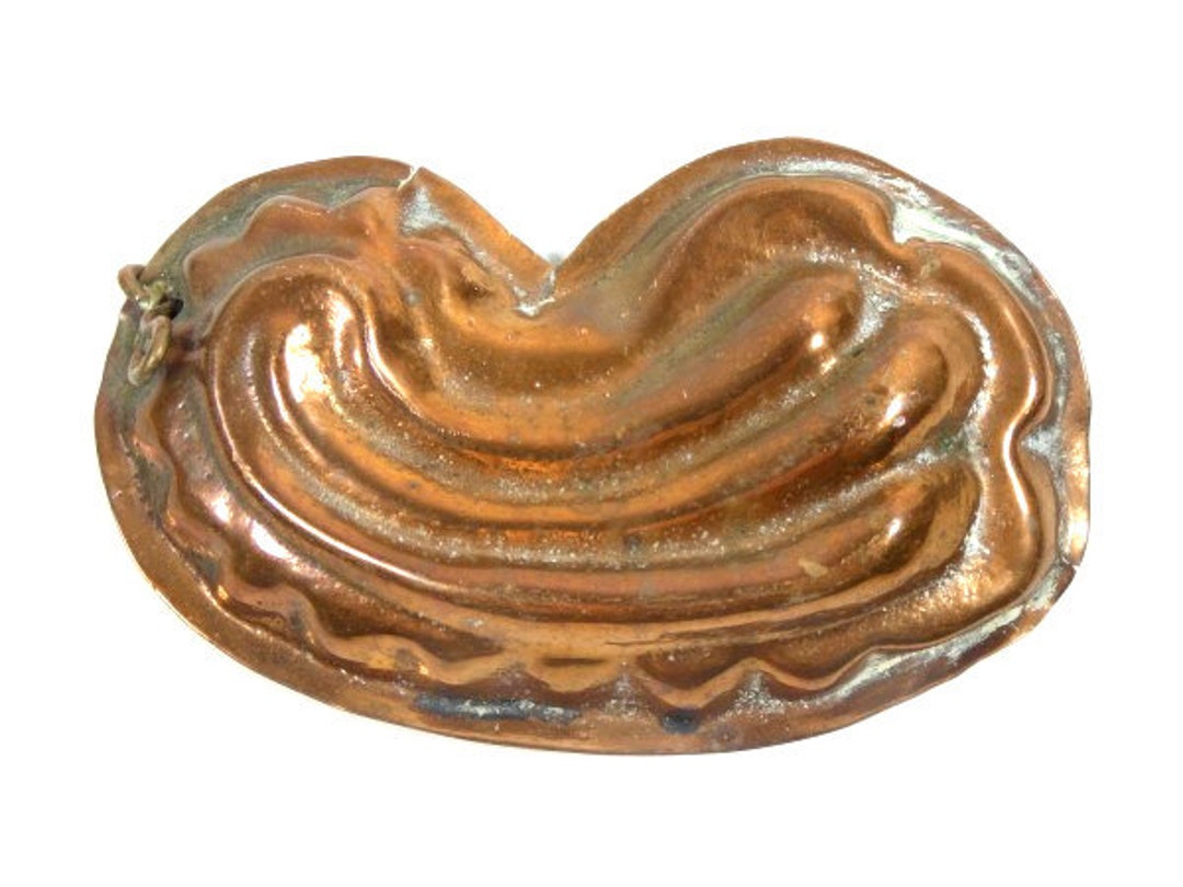 Small Decorative Antique Copper Pudding Mold Jelly Mold - Etsy
