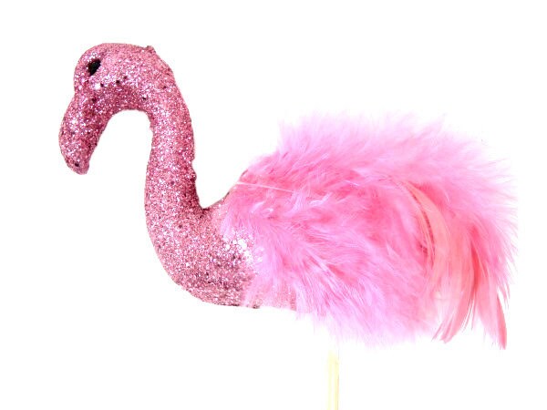 1 Flamingo Pink Flamingo Fake Artificial Flamingo Cane Topper - Etsy