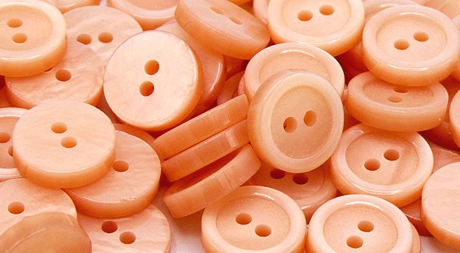 10 Vintage Peach Pink Buttons 10mm 1cm .4 Inch Peach Pink - Etsy