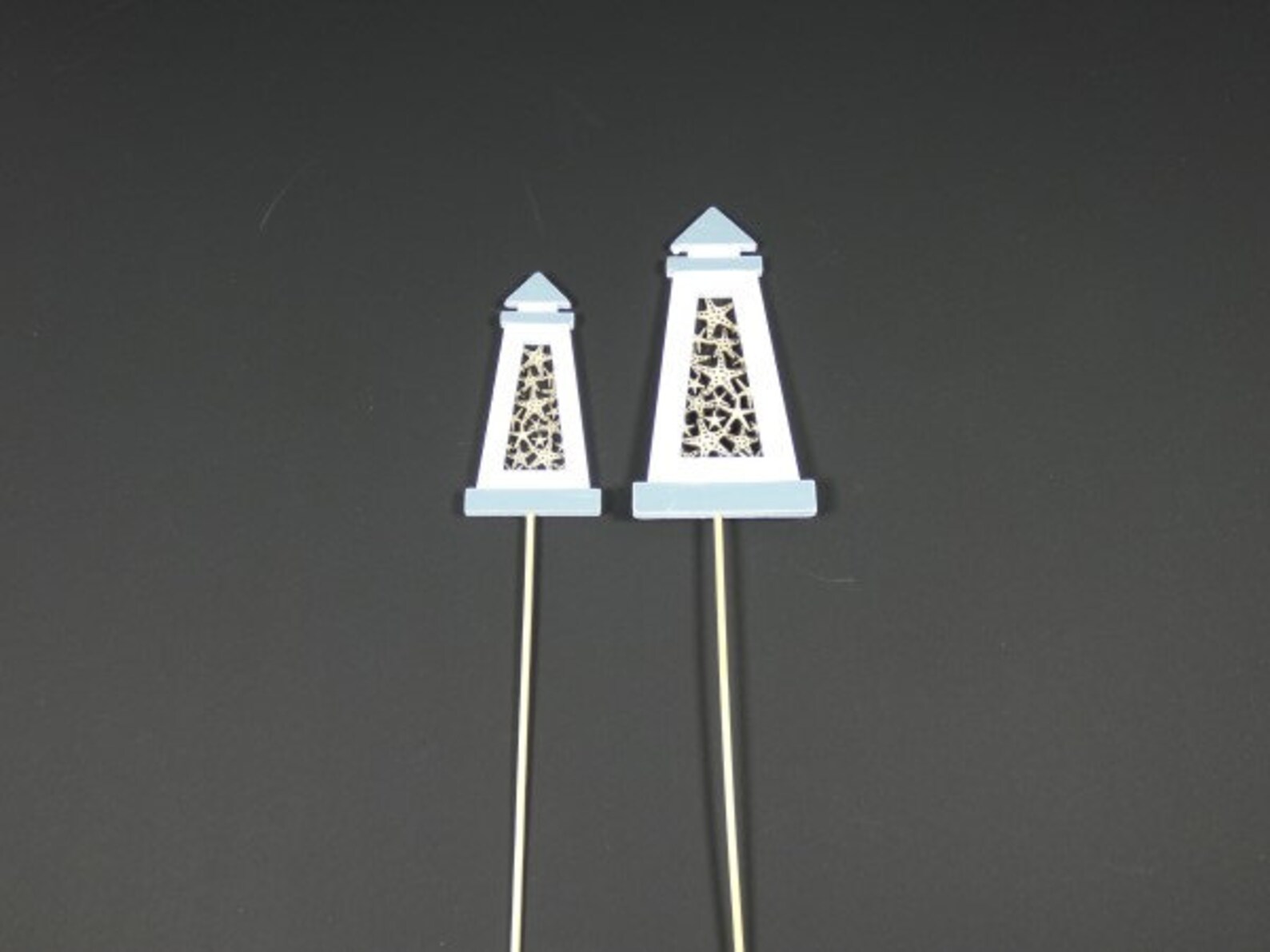 2 Lighthouse Cake Toppers Small Or Big Nautical Theme | Etsy