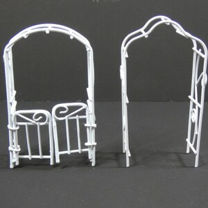 1 White Garden Arch With or Without Door Fairy Garden Mini Garden ...