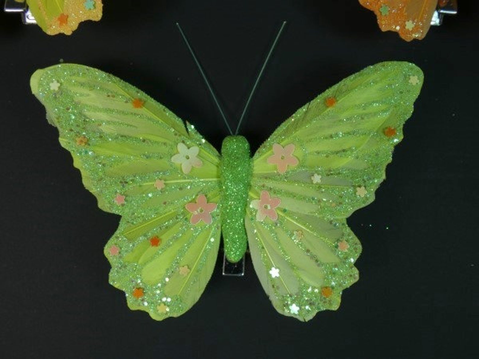 1 Yellow Orange or Green Jumbo Butterfly Clip Scrapbooking ...