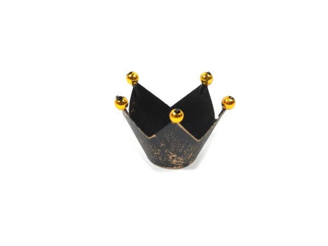 1 Miniature Doll Crown Metal Crown for Dolls Small Crown for King or ...