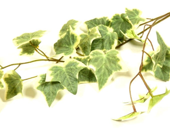 1 Fake English Ivy Plant Hedera Helix Artificial Leaves Bouquet Wreath ...