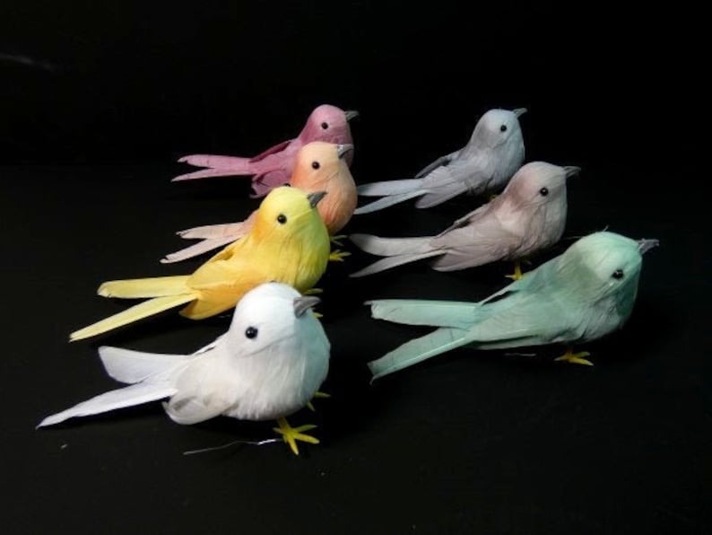 1 Big Swallowtail Bird Fake Birds Artificial Birds Cake Topper | Etsy