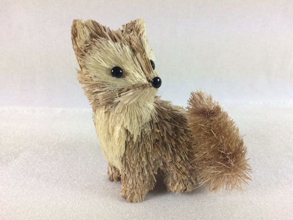 Light Brown Fox 1 Fox Cake Topper Rustic Wedding Decor Craft | Etsy