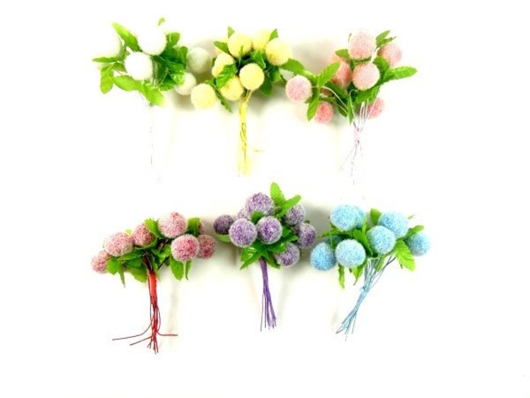 10 Berries Artificial Berries Fake Berries Scrapbooking Embellishments ...