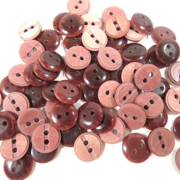 Dark Pink Buttons - Etsy