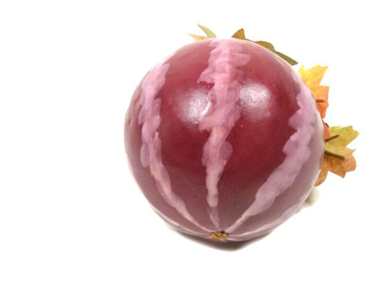 1 Fake Plum Granny Melon Queen Anne's Pocket Melon Pumpkins Artificial ...