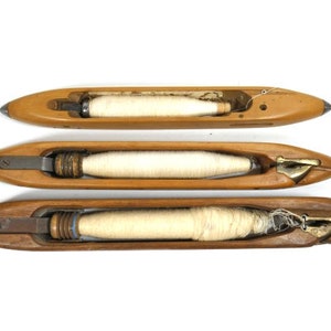 1 Vintage Wood Loom Shuttle Vintage Shuttle Wooden Loom Tool Hand ...