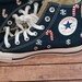 Hand Painted Candy Cane Converse - Etsy