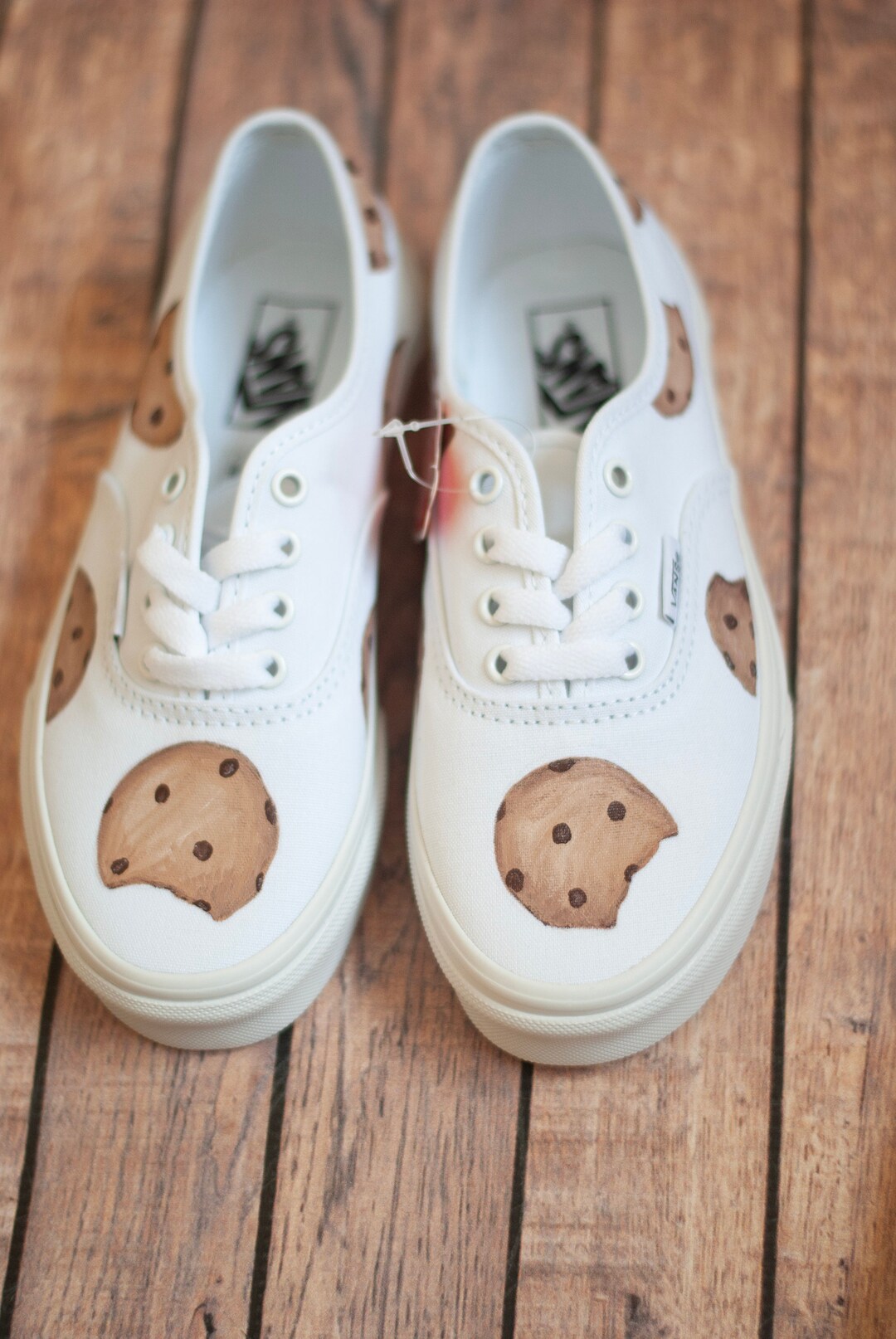 Hand-painted Chocolate Chip Cookie Vans: Custom Dessert Shoes - Etsy