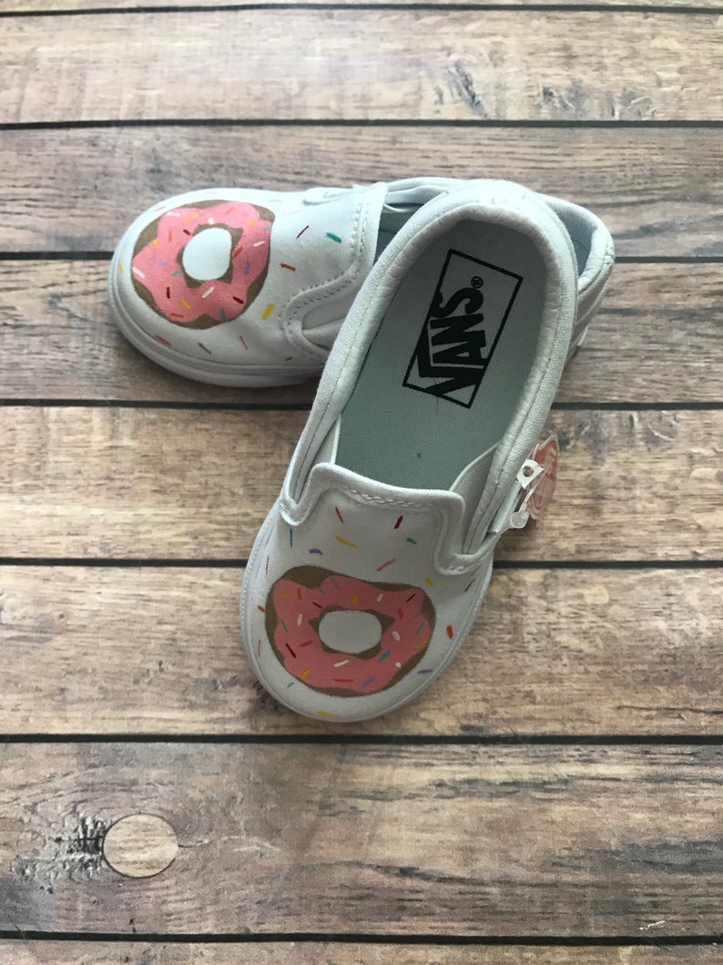 Hand-painted Donut Vans Custom Donut Vans | Etsy