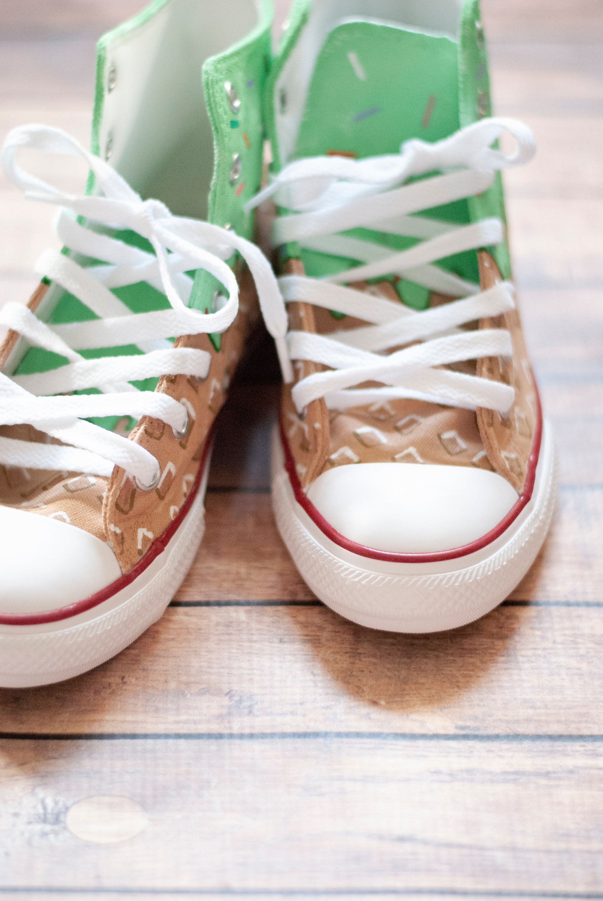 Mint Ice Cream High Top Converse Ice Cream Custom Converse - Etsy