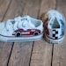 Race Car Hand Painted Custom Low Top Converse - Etsy