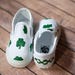 Checkered Shamrock Slip on Vans - Etsy