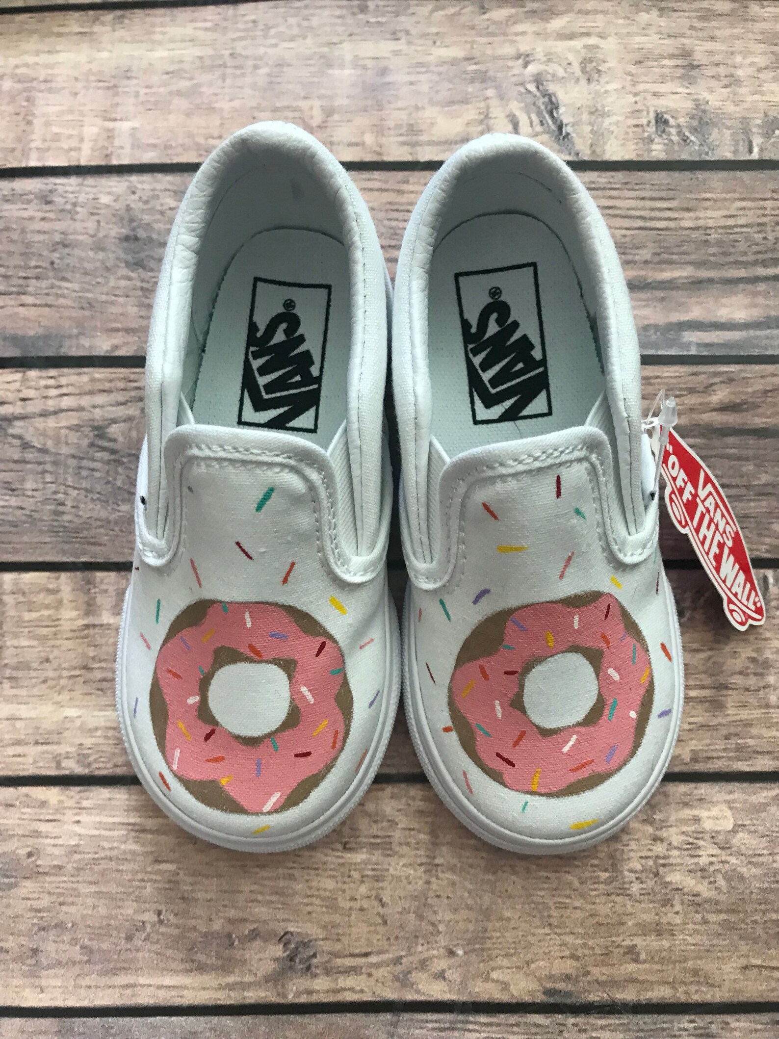 Hand-painted Donut Vans Custom Donut Vans | Etsy
