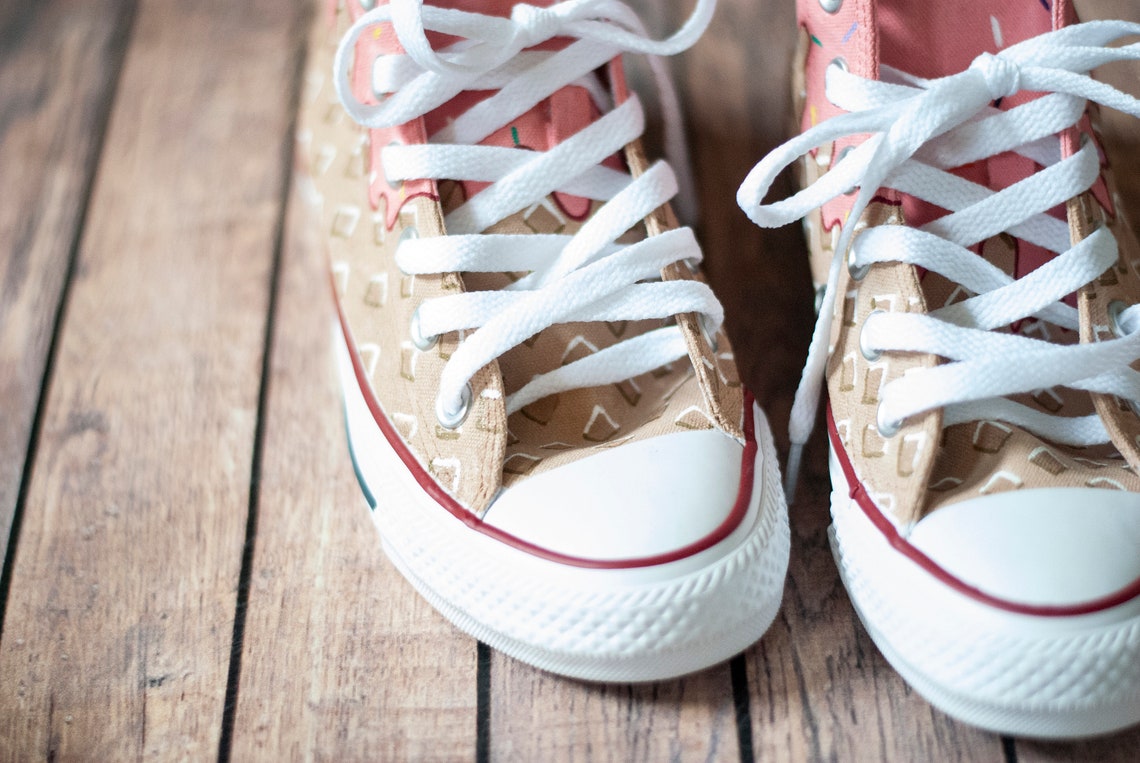 Mint Ice Cream High Top Converse Ice Cream Custom Converse - Etsy