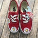 Hand Painted Daisy Vans | Custom Daisy Vans - Etsy