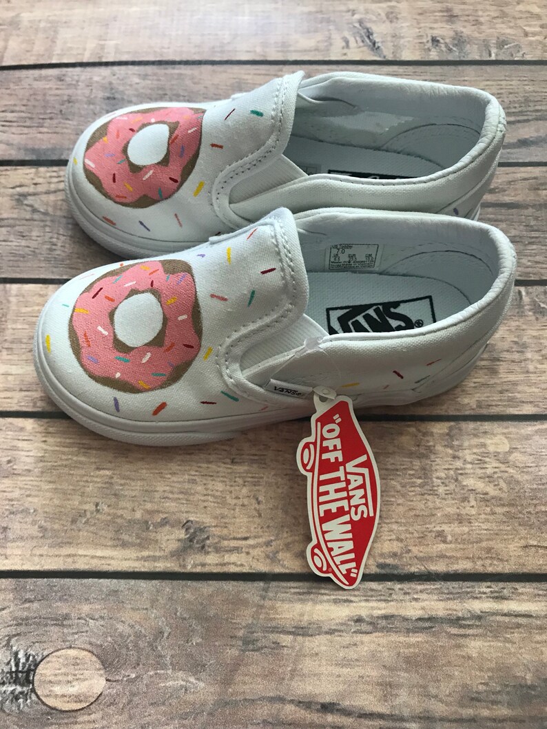 Hand-painted Donut Vans Custom Donut Vans | Etsy