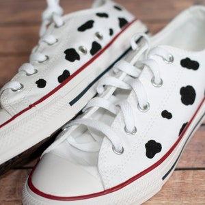 Cow Print Converse | Custom Low Top Cow Print Converse - Etsy