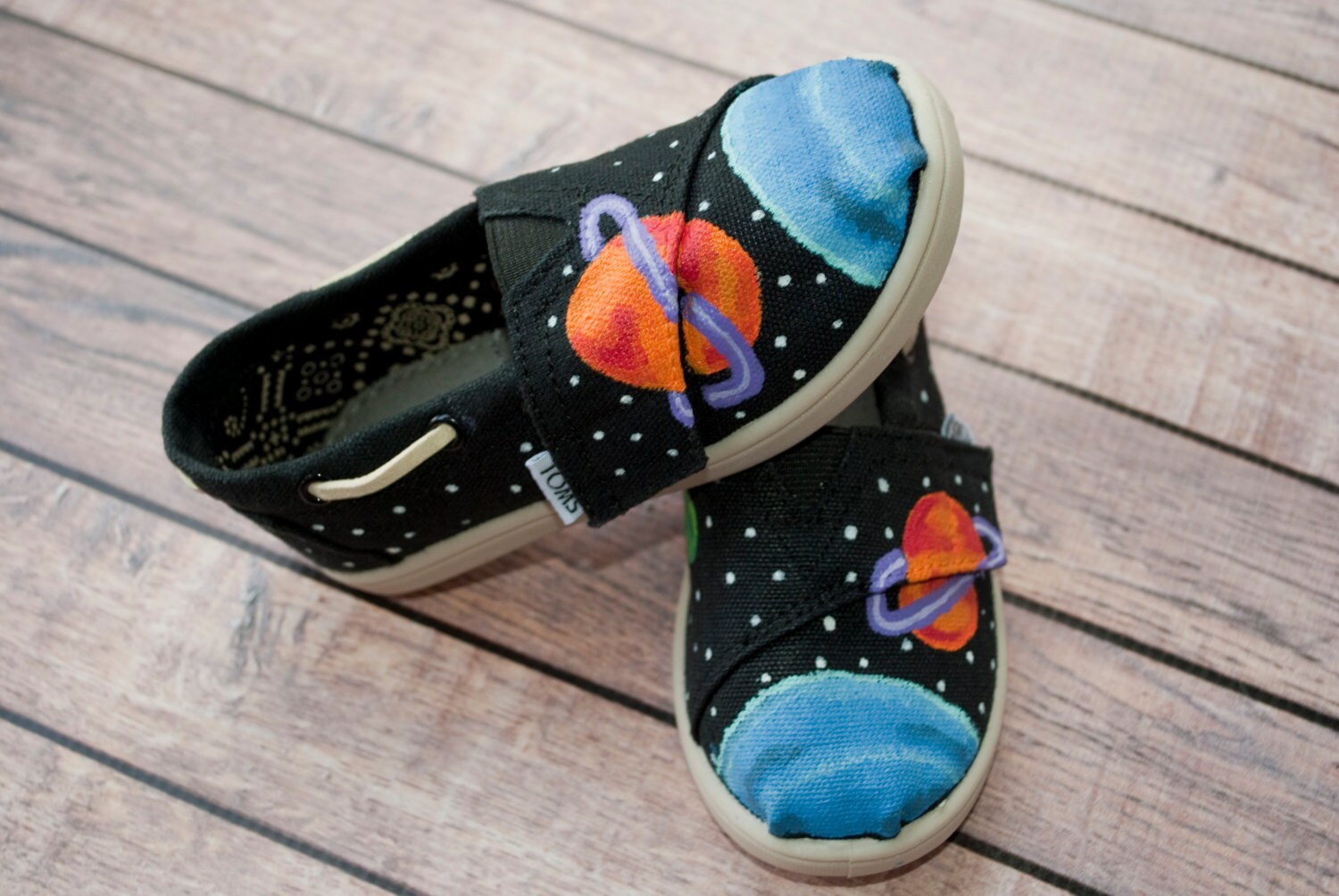 Custom Painted Toms Shoes