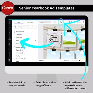 Baseball Sports Program or Senior Yearbook Ad Template: Customizable ...