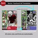 Football Sports Program or Senior Yearbook Ad Template: Customizable ...