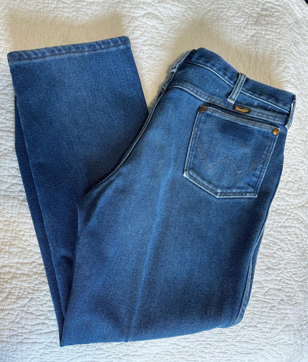 VTG 80s Wrangler Cowboy Cut USA Fades Blue Tagged 40x30 Denim Jeans - Etsy