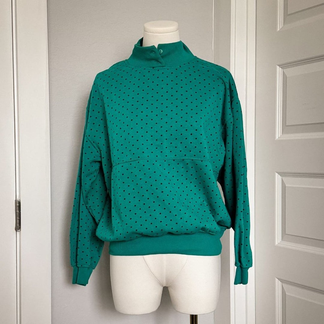 Vintage Trends Basics Mock Turtleneck-condition: Excellent-size M - Etsy