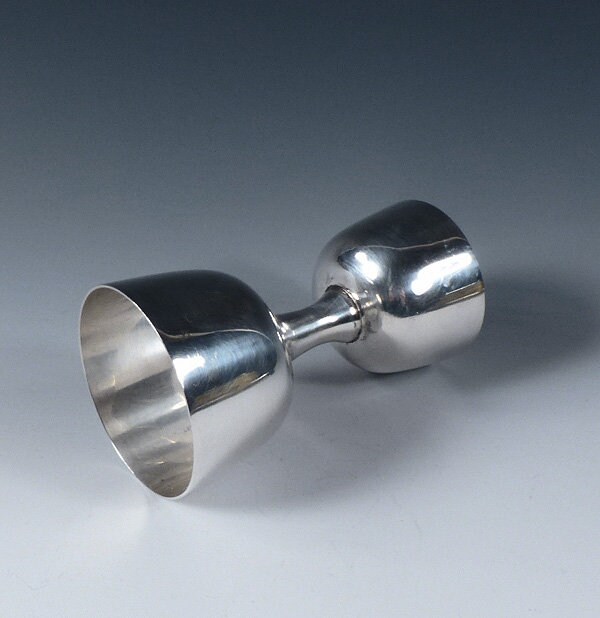 Art Deco Baldwin & Miller Sterling Silver Double Jigger